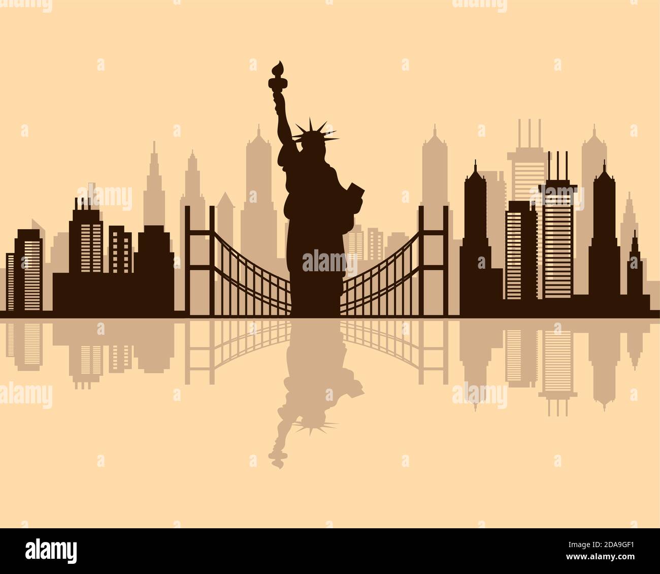 New york apartment view Stock Vector Images - Alamy