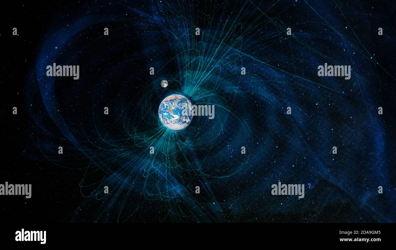 Magnetic field earth hi-res stock photography and images - Alamy