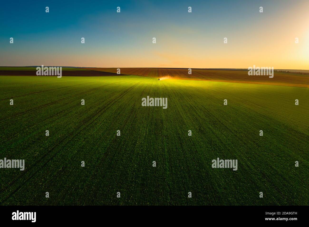 Fertilizing crops aerial hi-res stock photography and images - Alamy