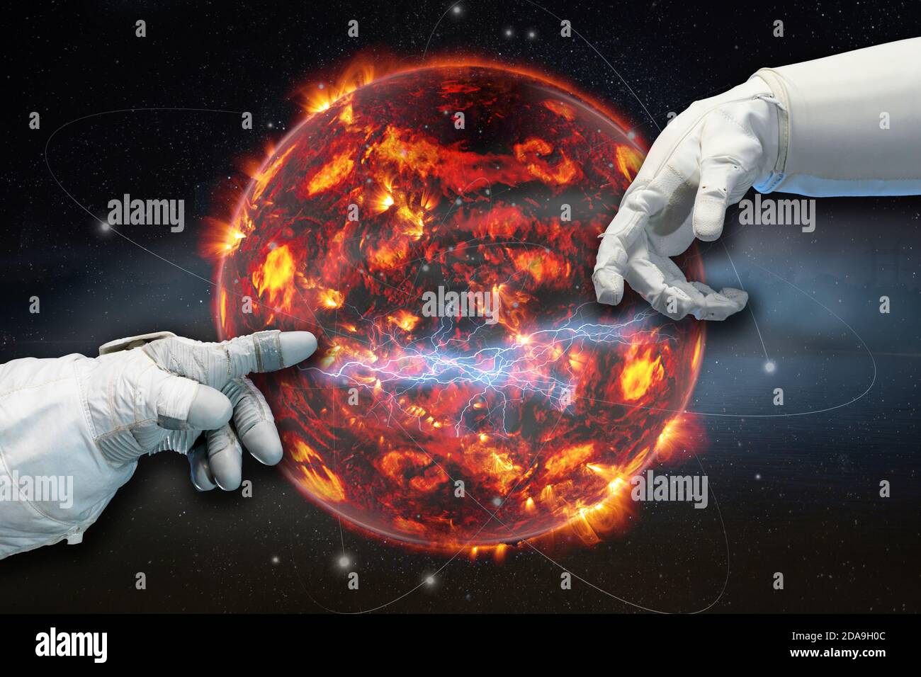 Outer Space Nasa Hand