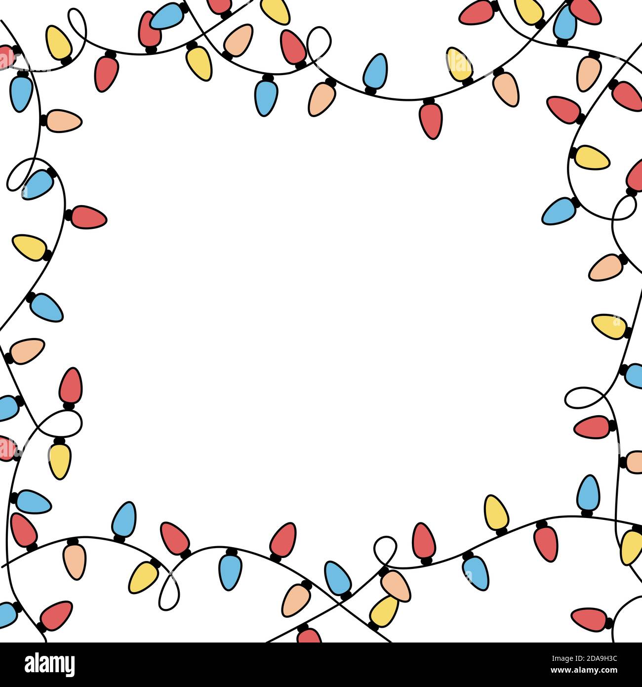Christmas Light Border Clipart