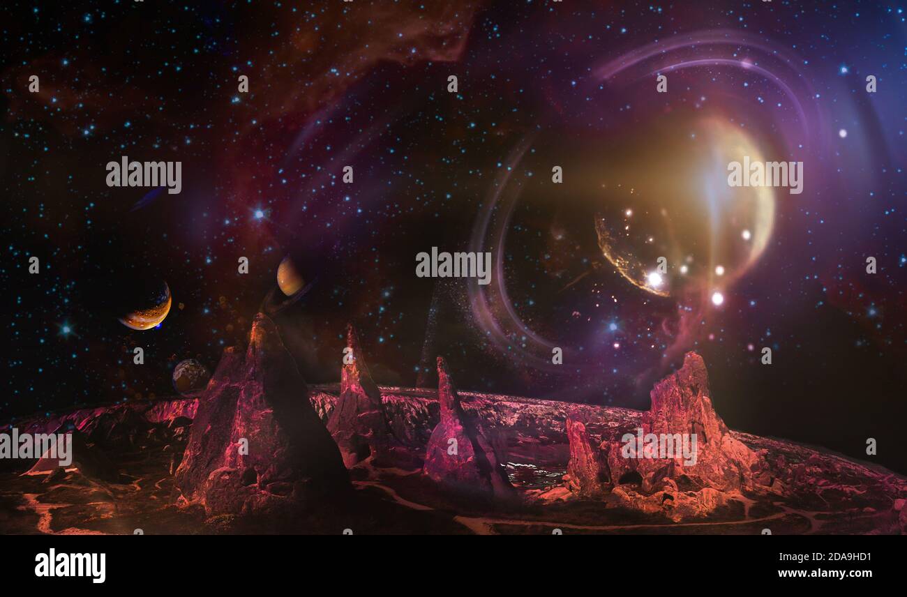 Fictional outer space hi-res stock photography and images - Alamy