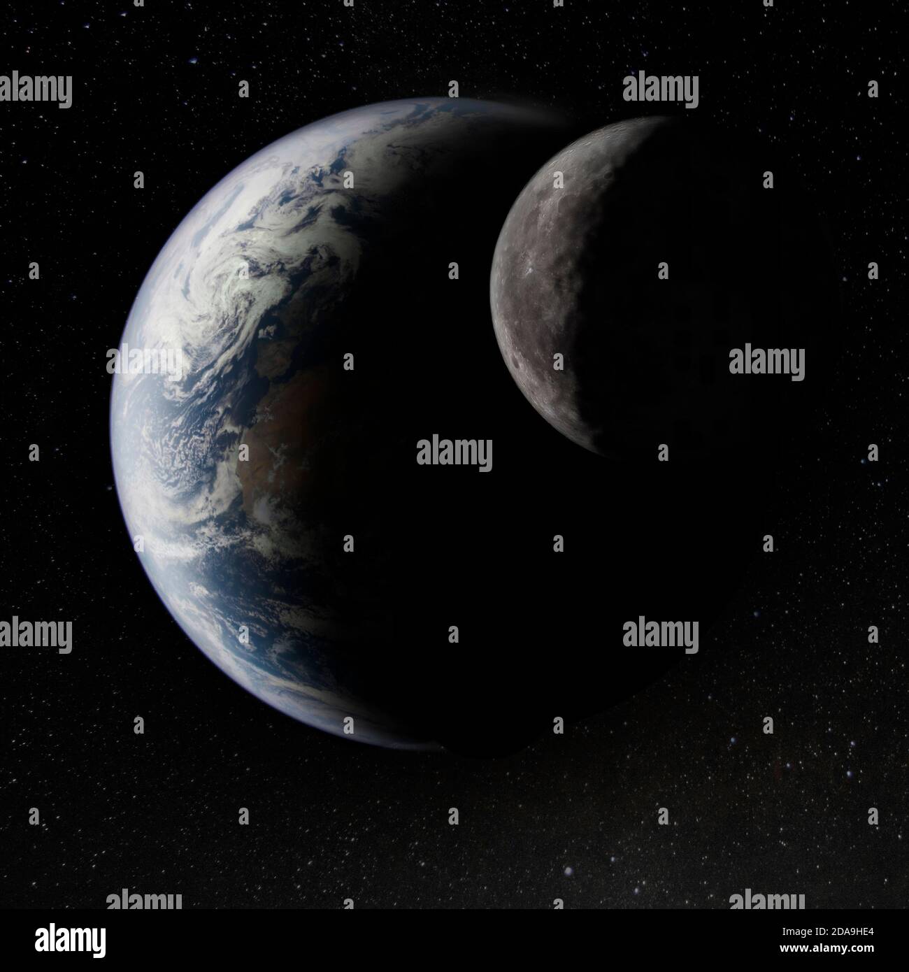 The dark side of the earth hi-res stock photography and images - Alamy