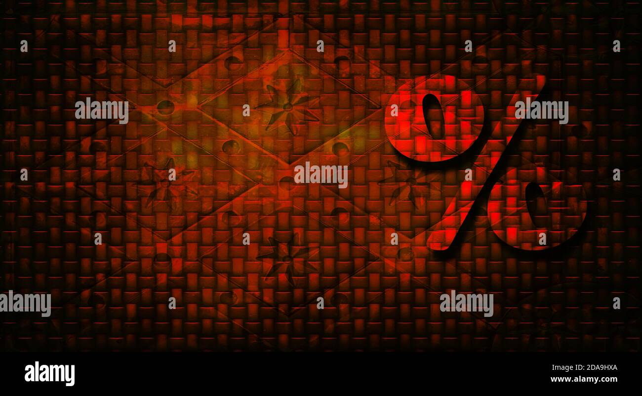 Sales discount concept. Percentage mark icon isolated on special ...