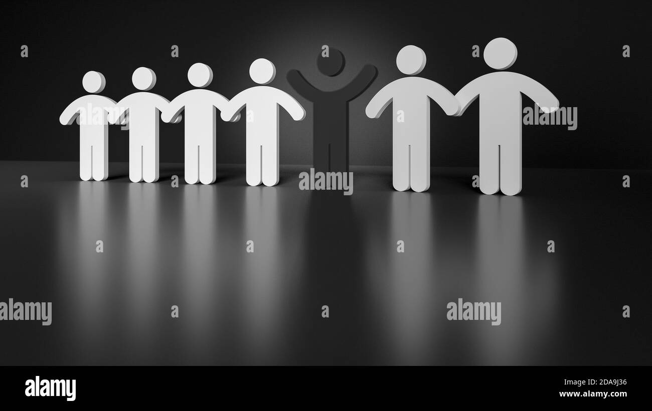 People diversity concept Black and White Stock Photos & Images - Alamy