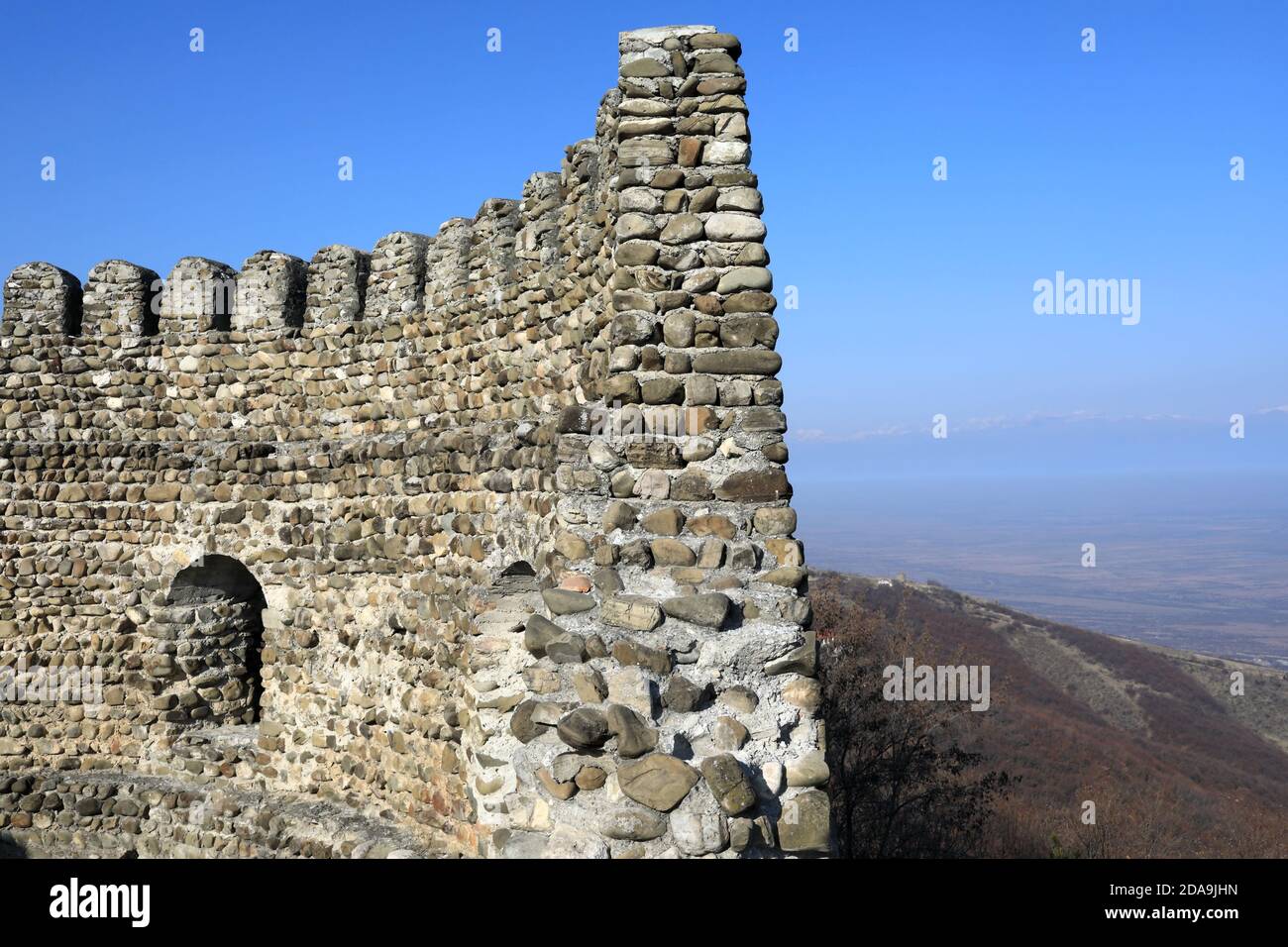 Old fortress city wall sighnaghi hi-res stock photography and images ...