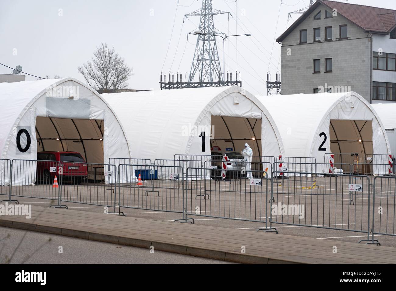 Mobile testing station tent, hot spot for swab test during Coronavirus ...