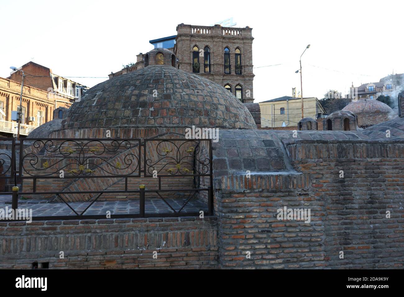 Old sulfur baths in Tbilisi in winter, Georgia Stock Photo - Alamy