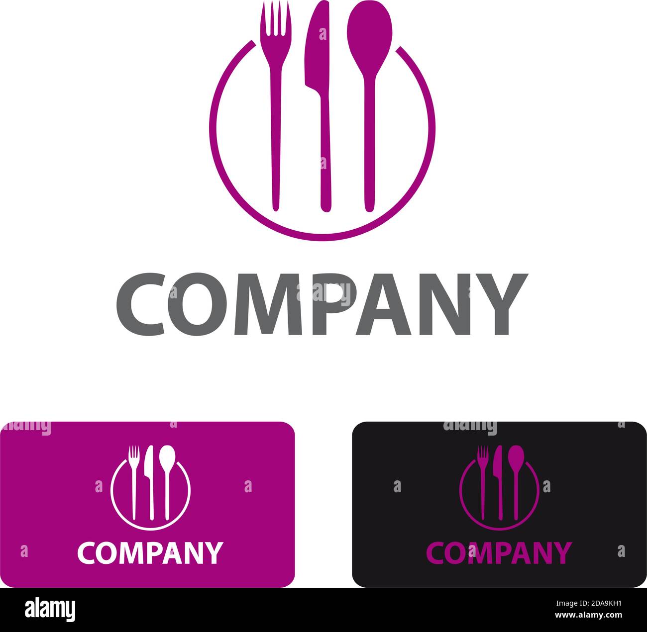 Vector stylized sign restaurant Stock Vector Image & Art - Alamy