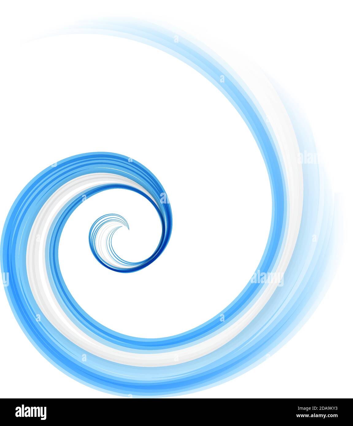 Vector sign vortex in blue and white Stock Vector Image & Art - Alamy