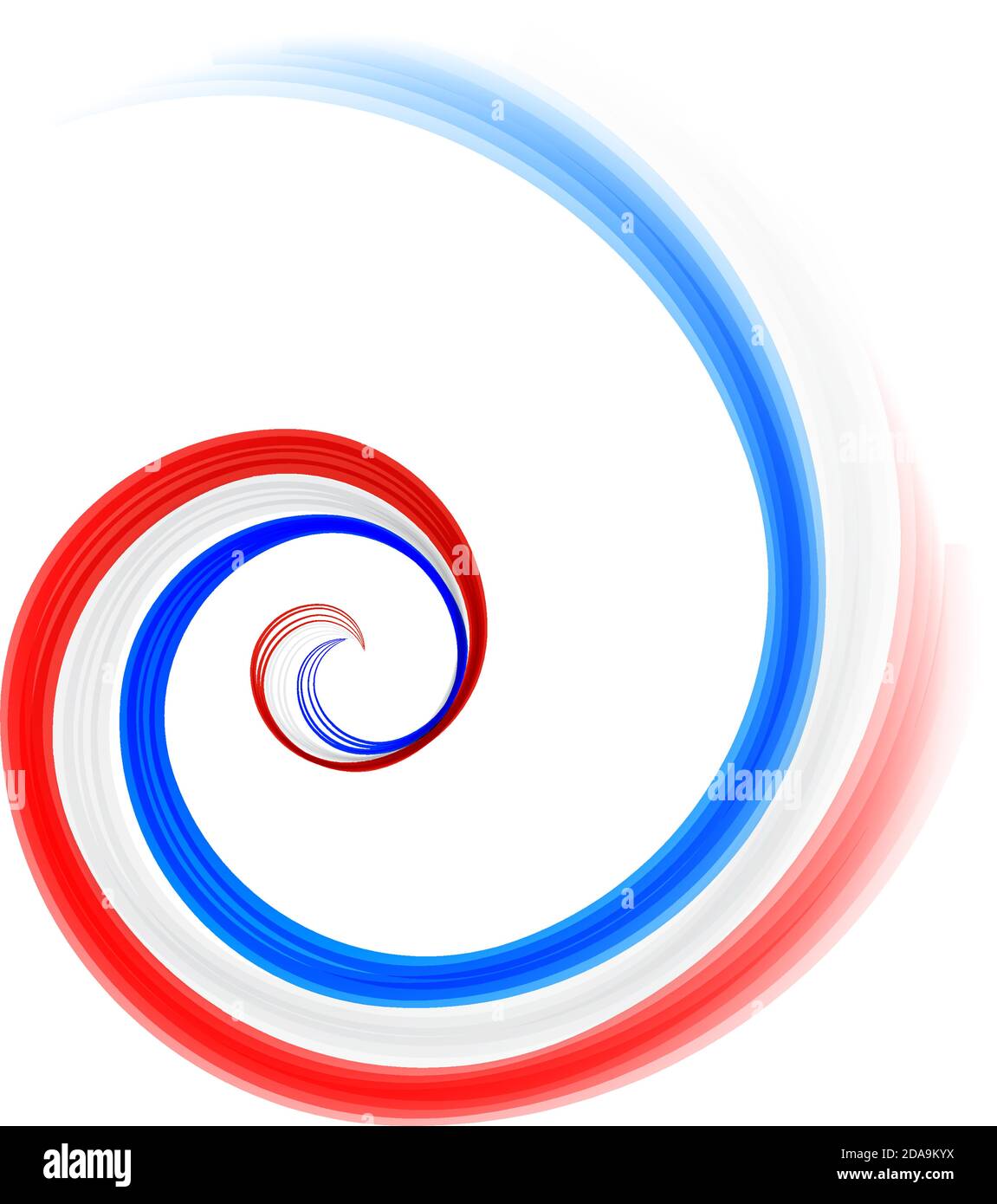 Vector sign vortex in blue, white and red Stock Vector Image & Art - Alamy