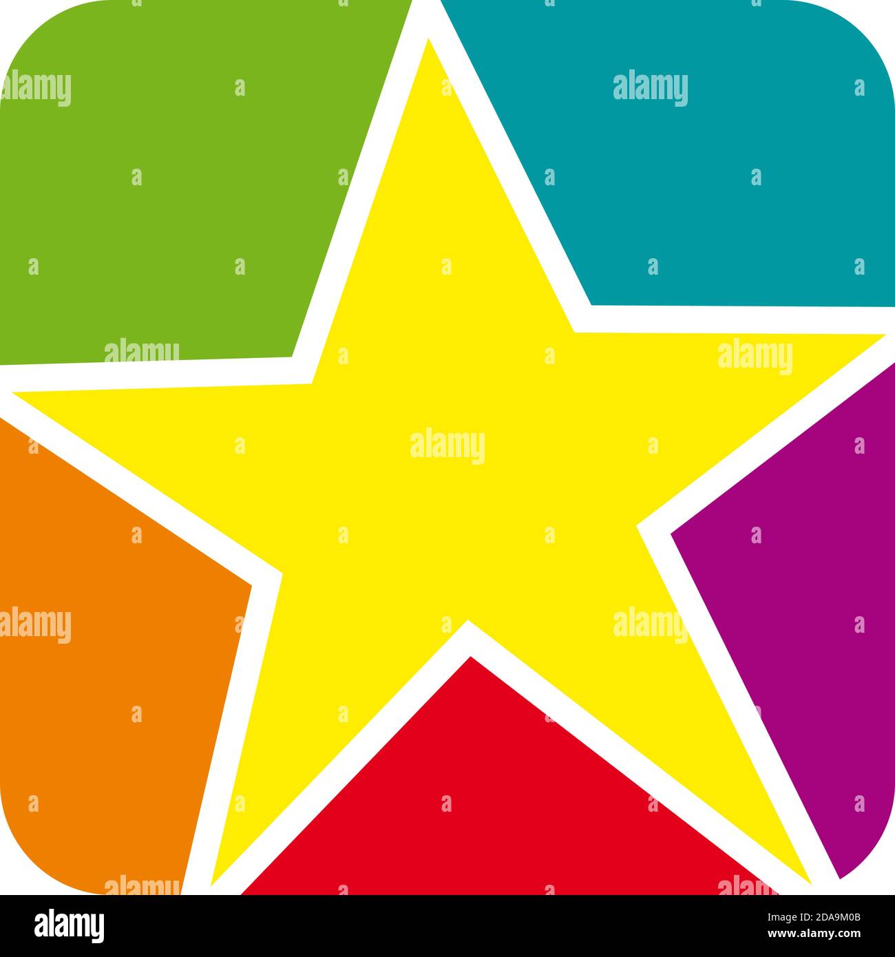 Star inside Stock Vector Images - Alamy