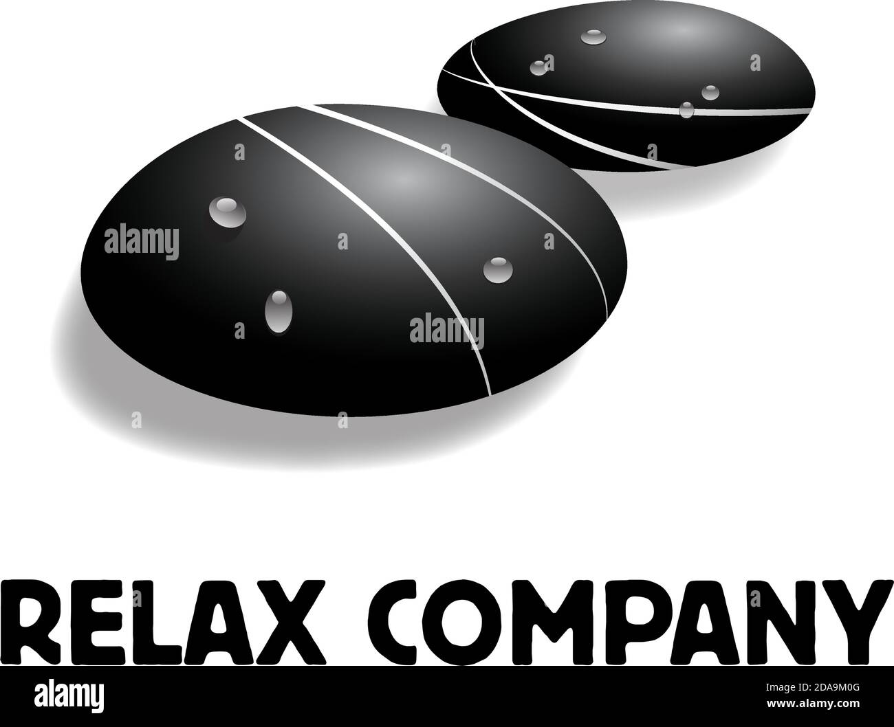 Vector sign black wet stones Stock Vector Image & Art - Alamy