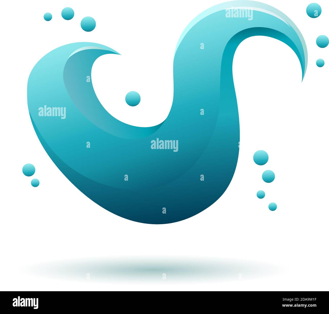 Vector sign abstract sea and waves Stock Vector Image & Art - Alamy