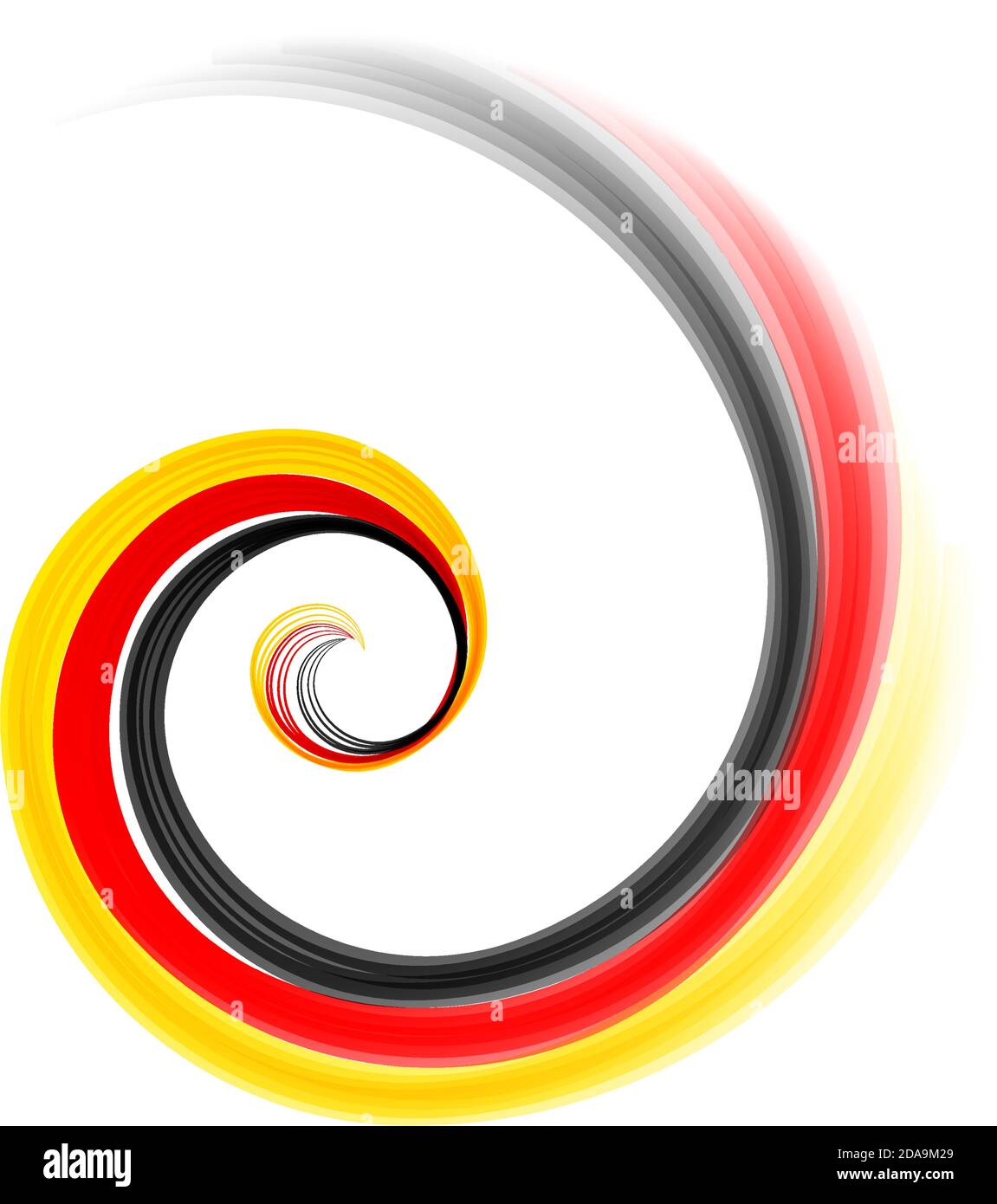 Vector sign vortex in black, red and yellow Stock Vector Image & Art ...