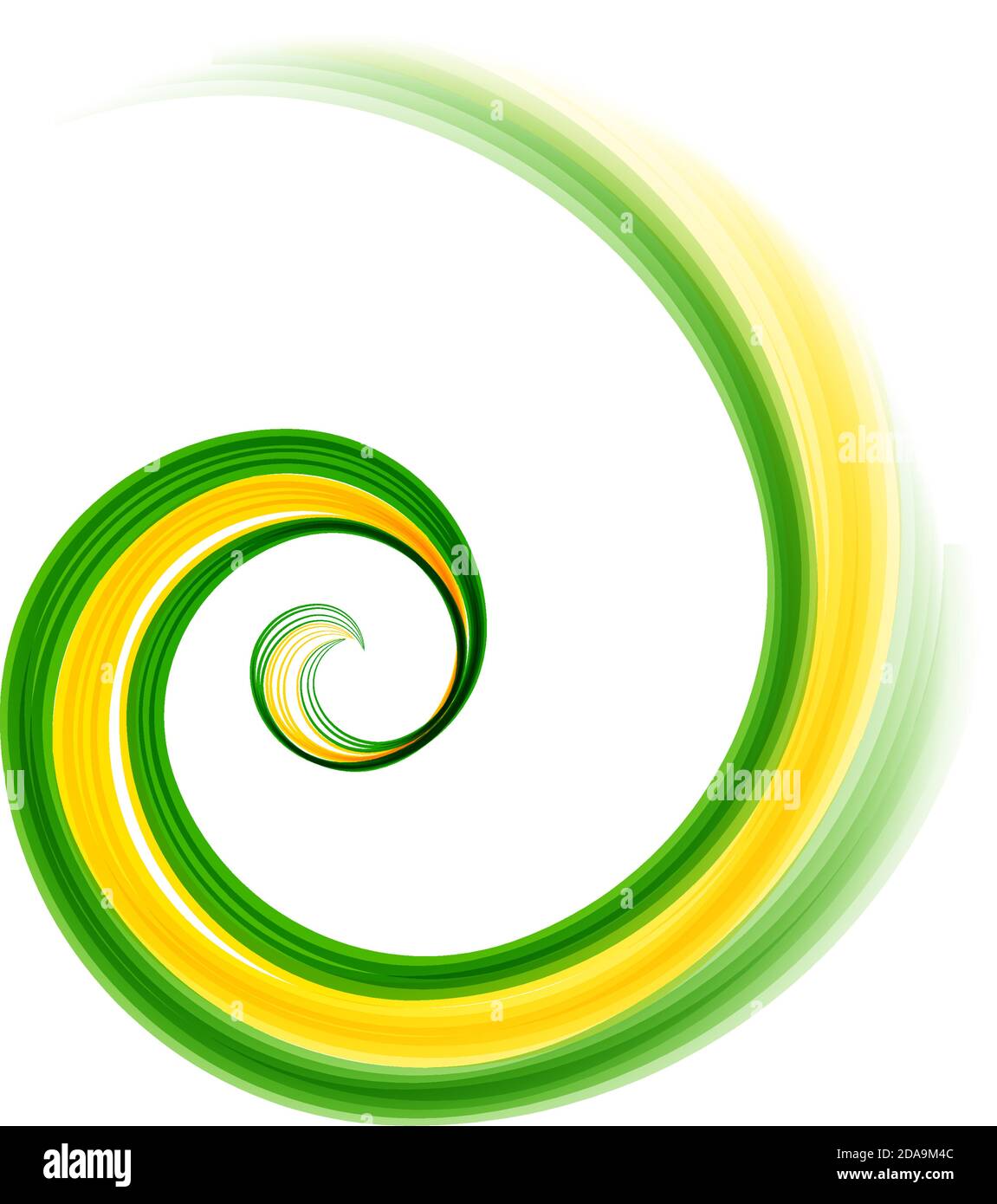 Vector sign vortex in green and yellow Stock Vector Image & Art - Alamy