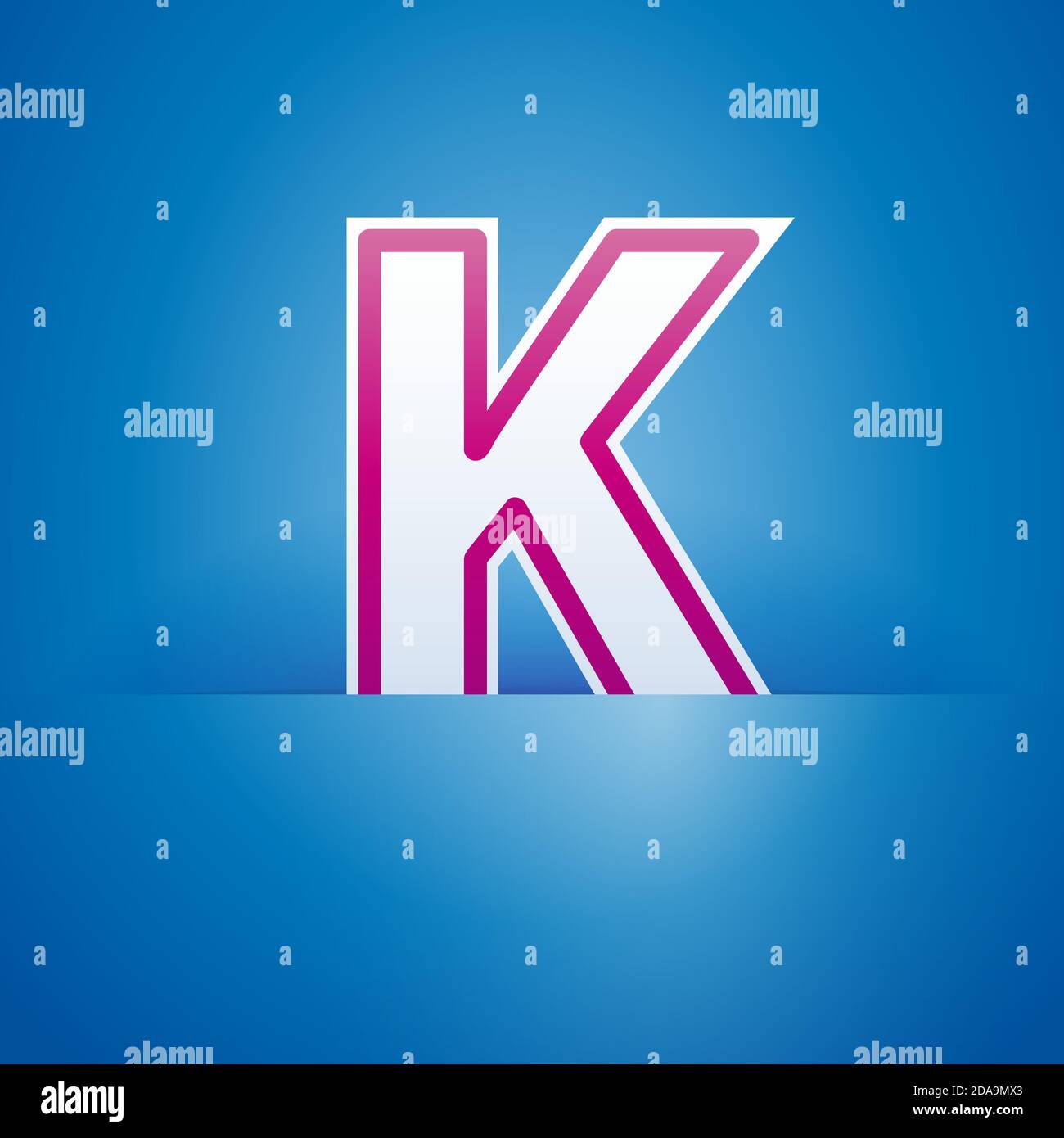 Vector sign pocket with letter K Stock Vector Image & Art - Alamy