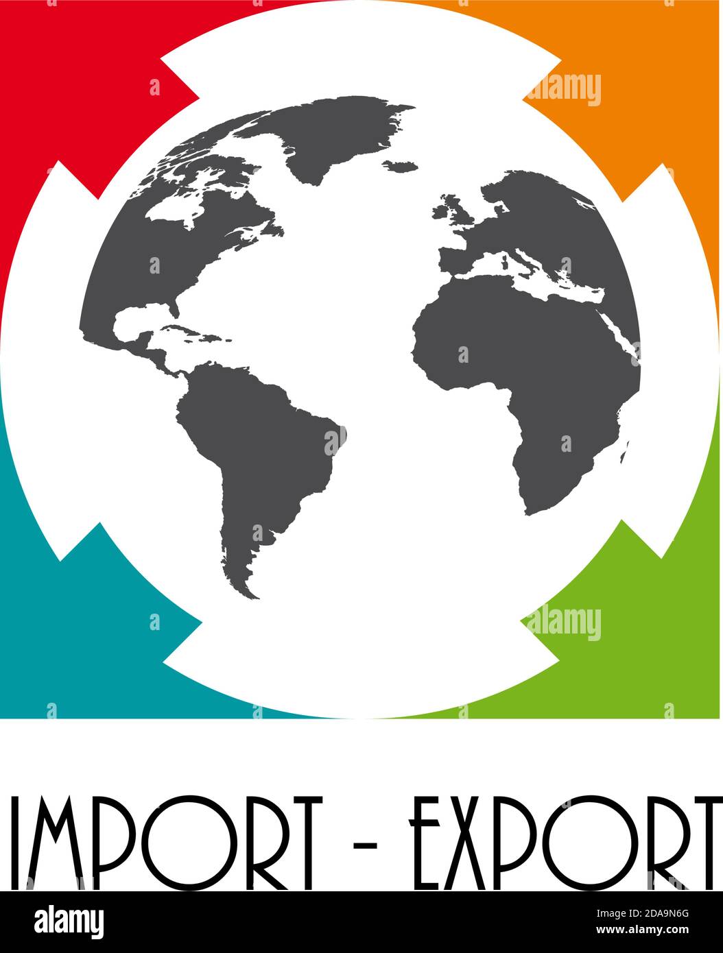 Vector sign import export Stock Vector Image & Art - Alamy