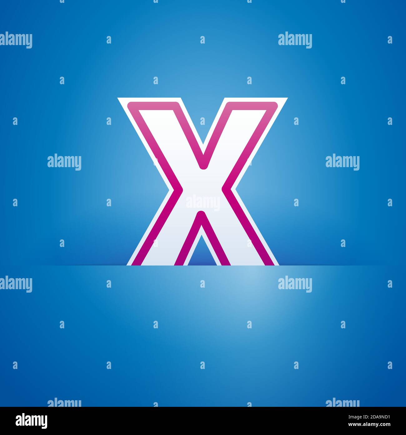Vector sign pocket with letter X Stock Vector Image & Art - Alamy
