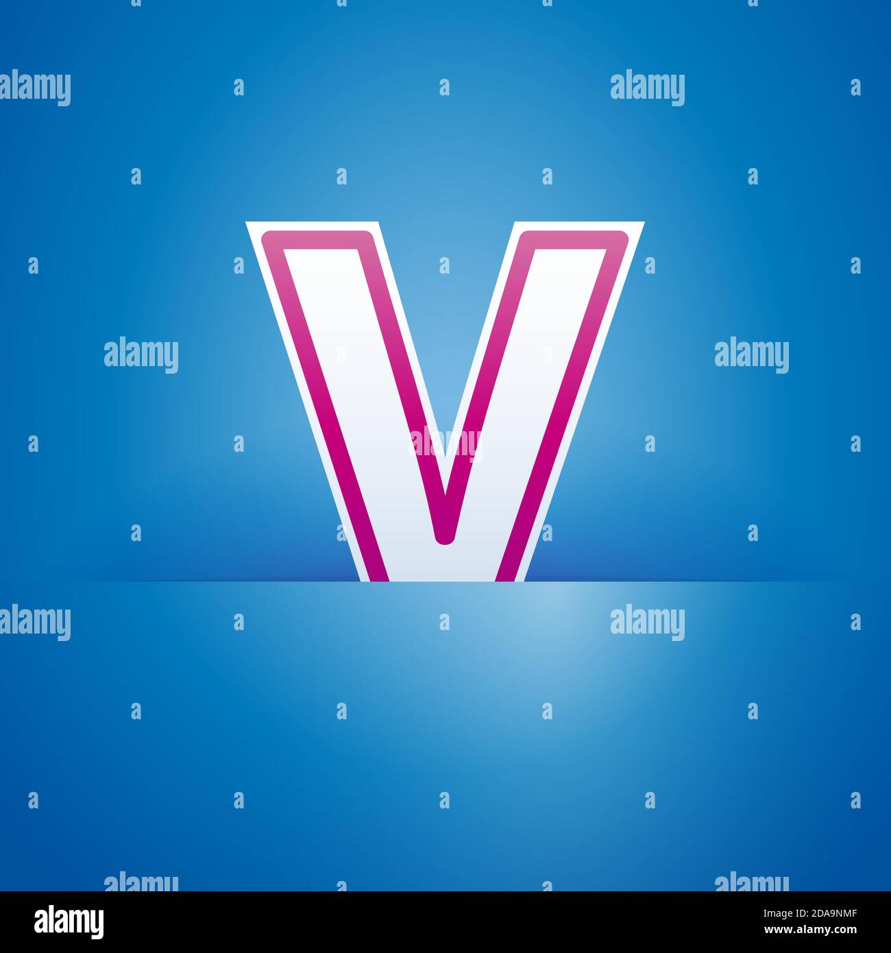 Vector sign pocket with letter V Stock Vector Image & Art - Alamy
