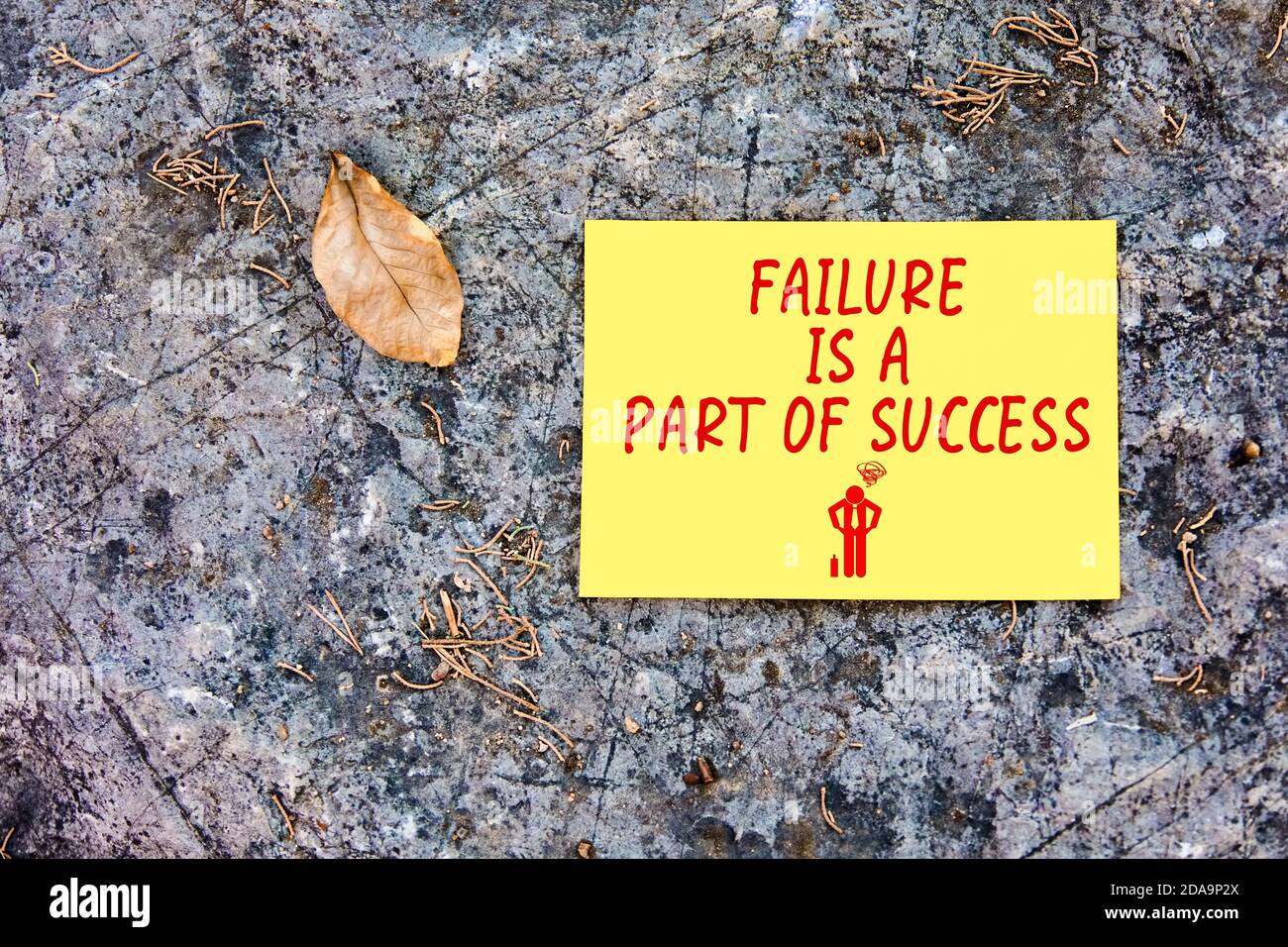 Failure is a part of success inspirational motivational quote written ...