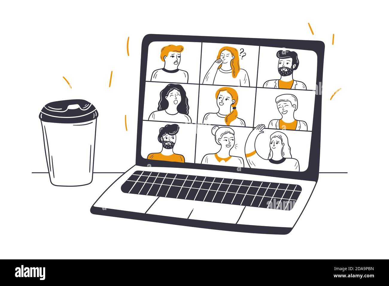 Discussion enjoy Stock Vector Images - Alamy