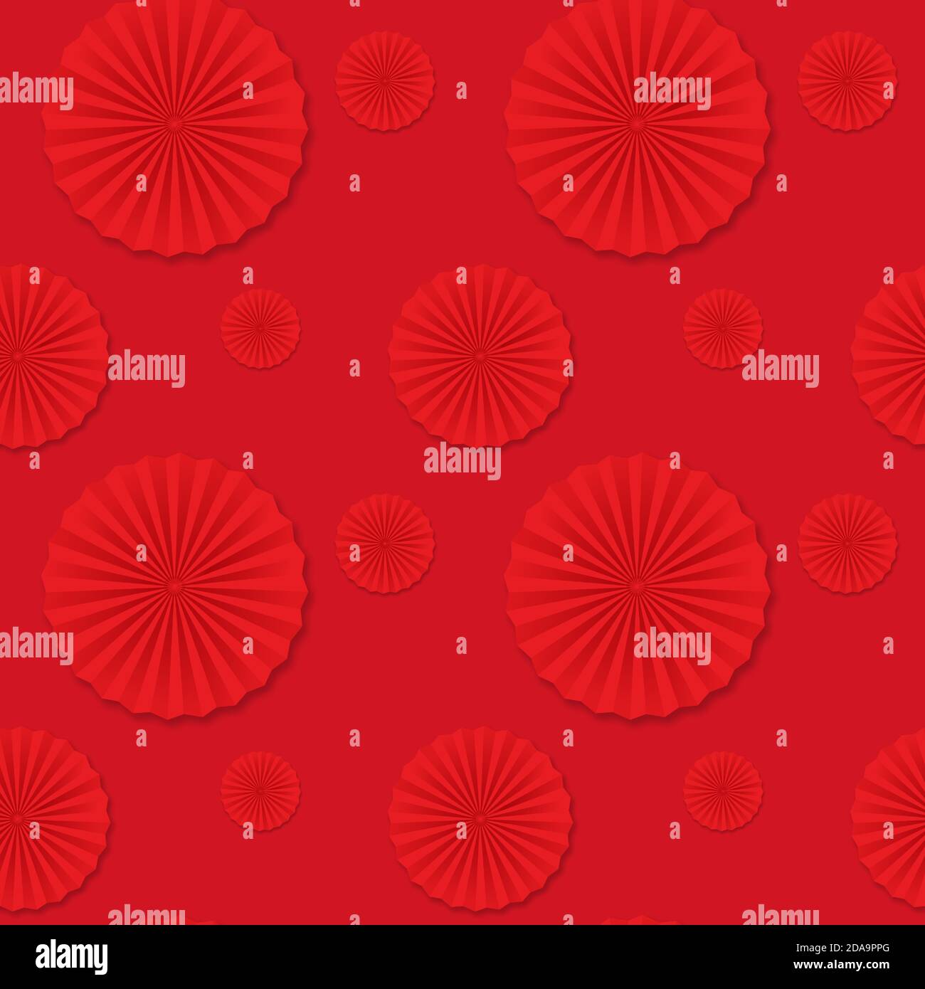 Chinese paper fan Stock Vector Images - Alamy