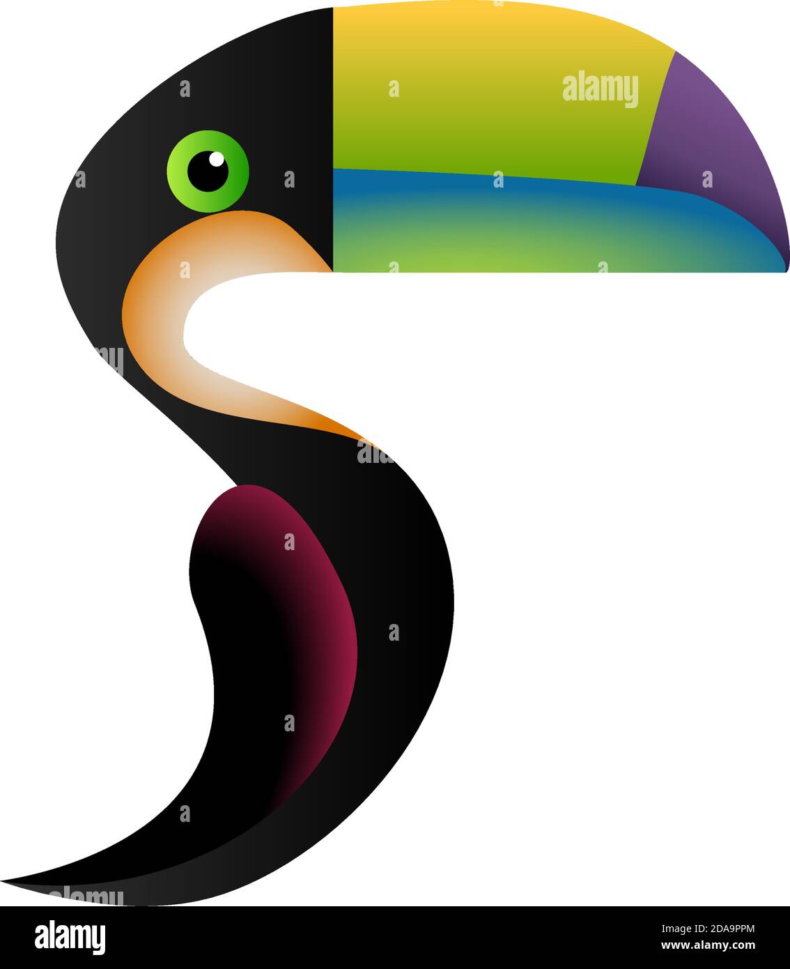 Vector sign abstract toucan Stock Vector Image & Art - Alamy