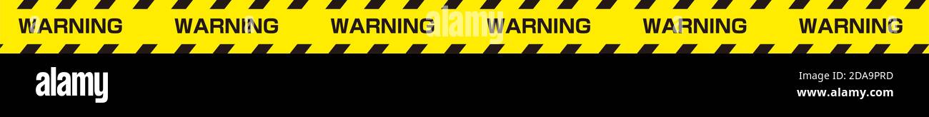 Police line ( warning tape ) flat vector illustration Stock Vector ...