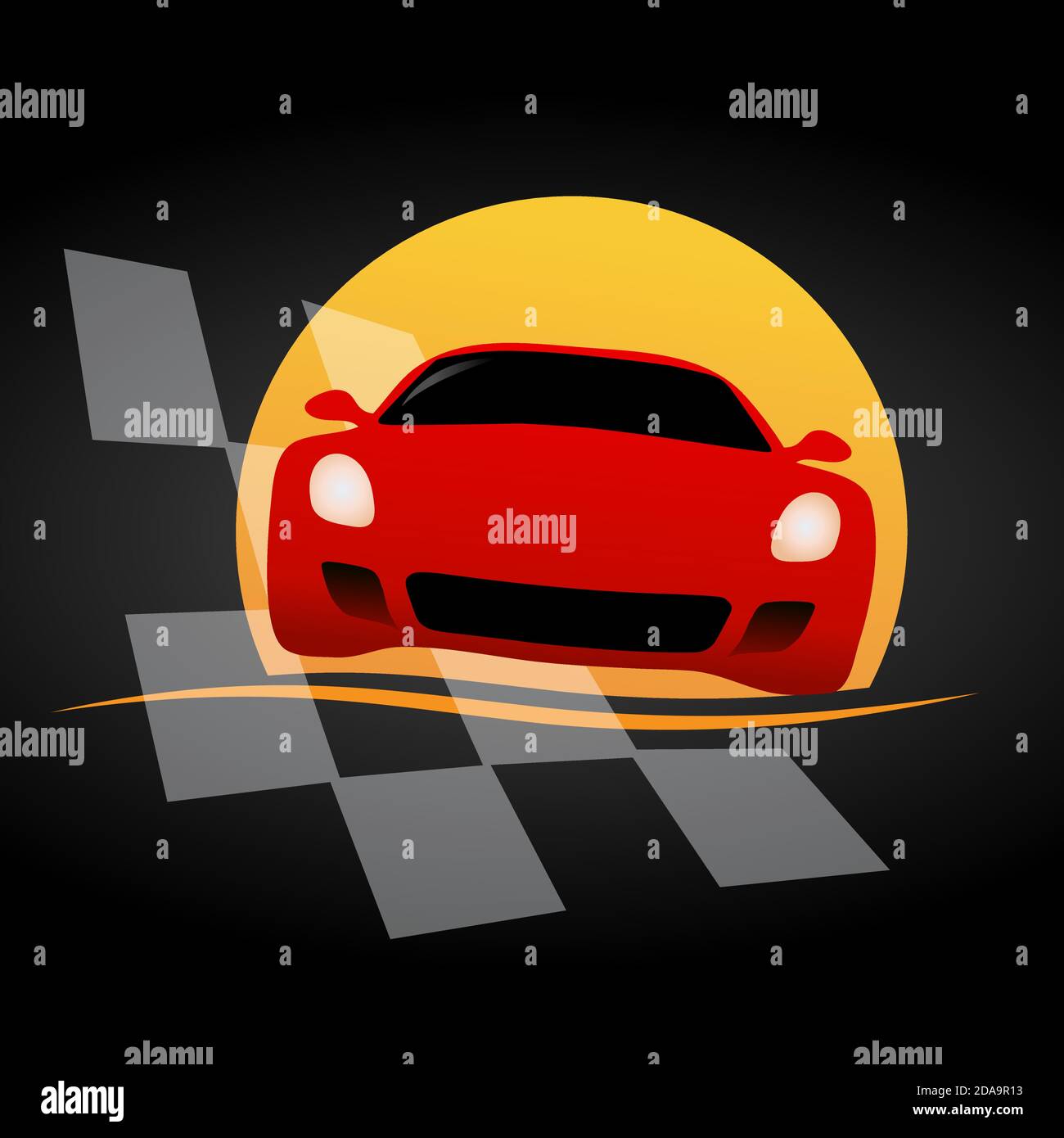 Vector sign supercar Stock Vector Image & Art - Alamy