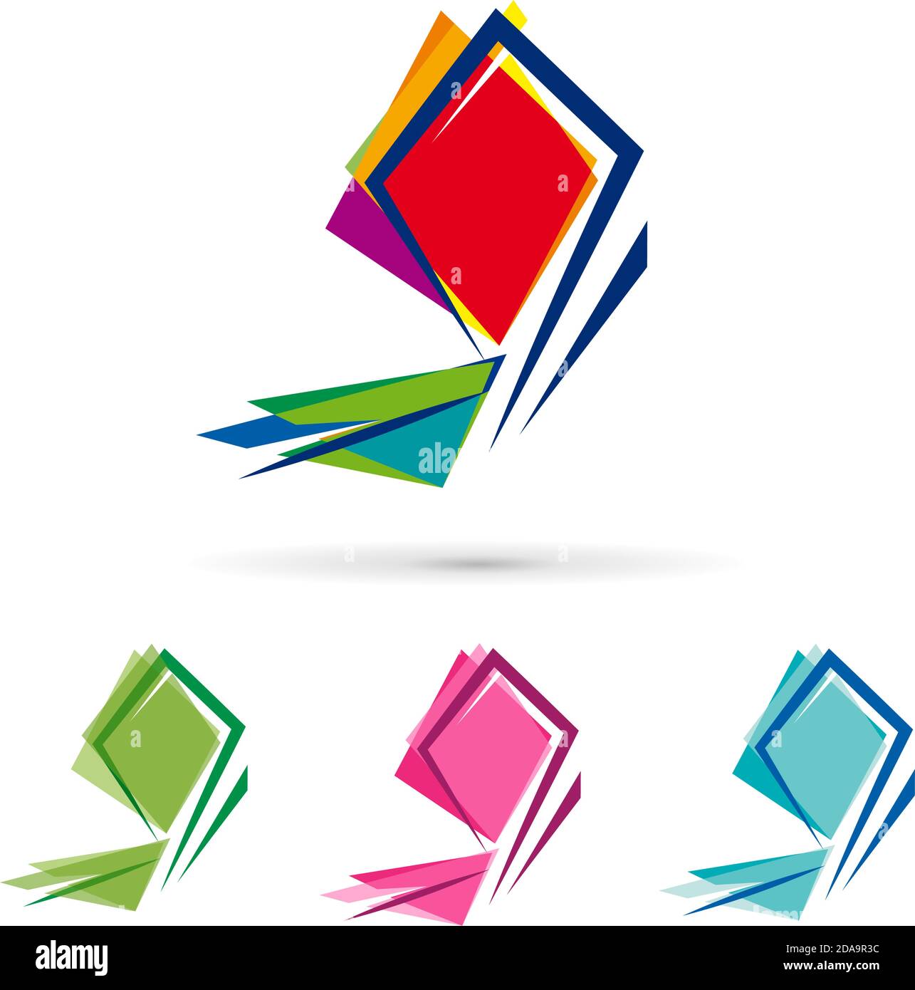 Vector signs abstract geometric butterfly Stock Vector Image & Art - Alamy