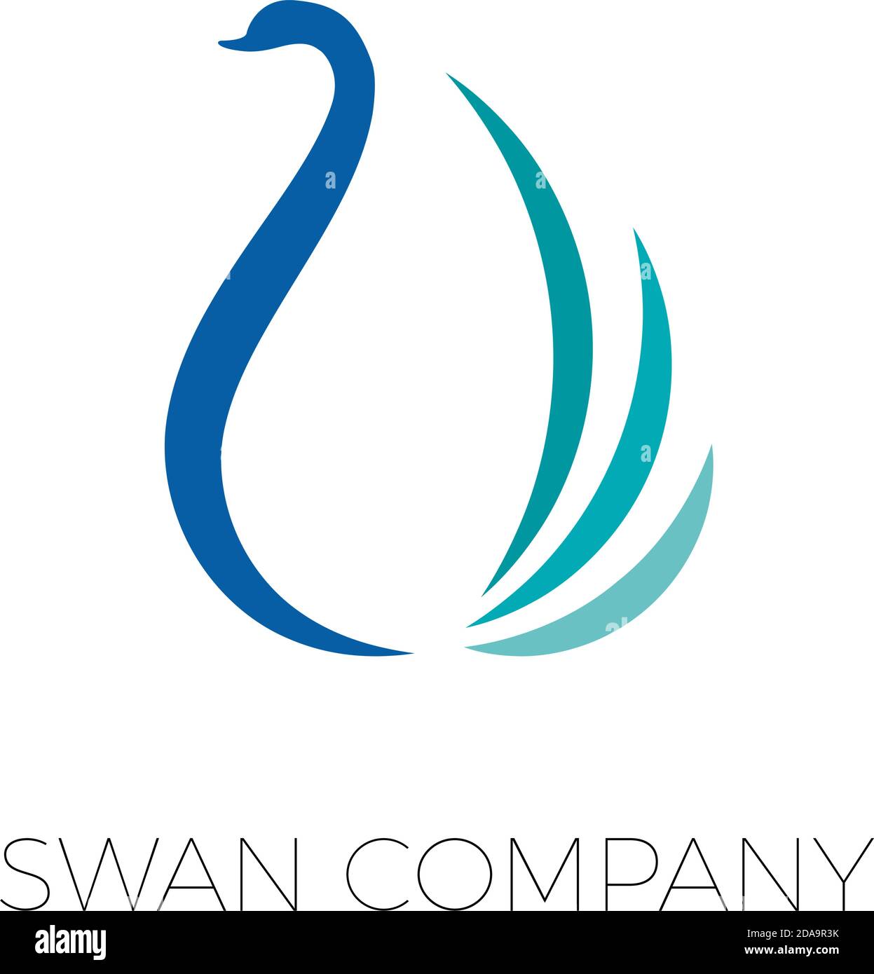 Vector sign stylized swan Stock Vector Image & Art - Alamy