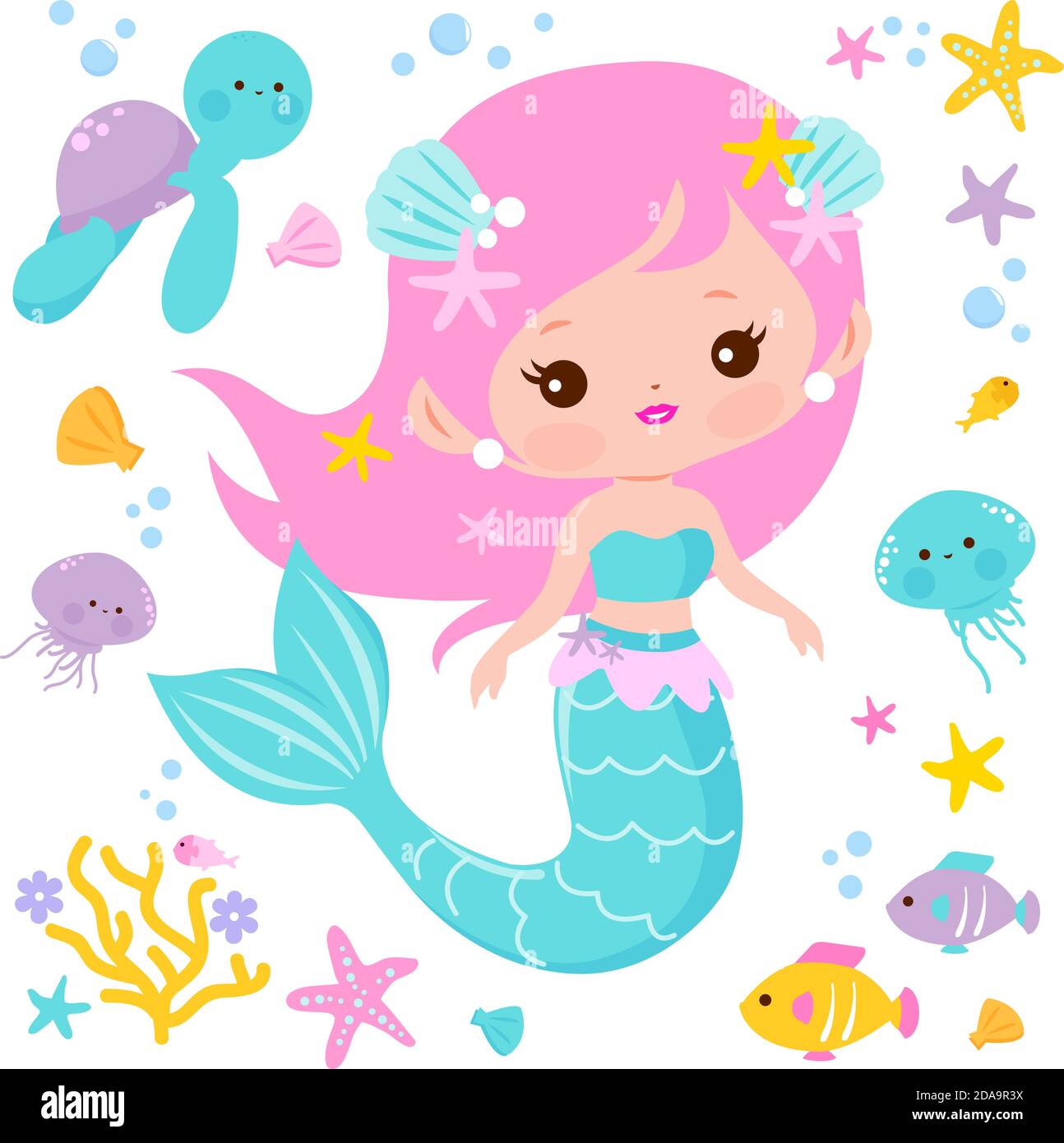 Mermaid turtle hi-res stock photography and images - Alamy