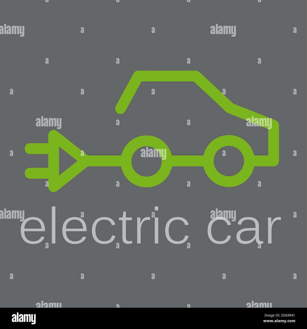 Vector sign electric car Stock Vector Image & Art - Alamy