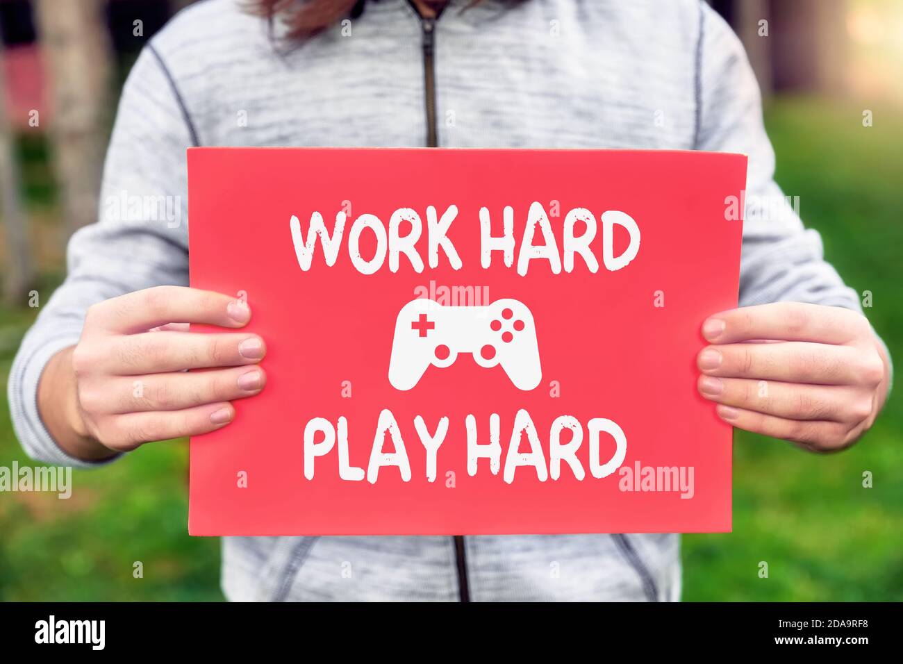 Work Hard Play Hard Banner