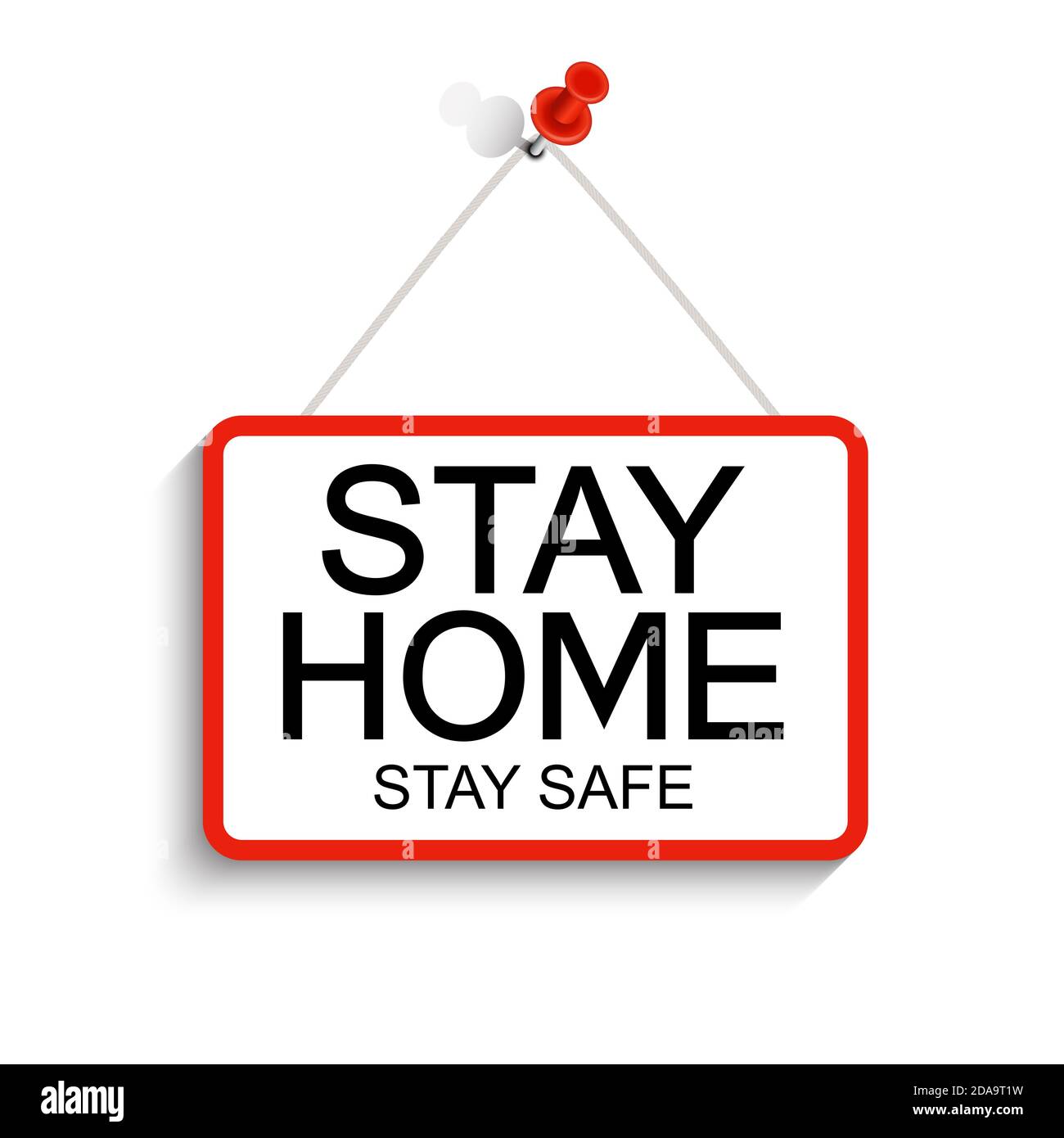 Stay Home. Stay Safe poster awareness social media campaign and ...