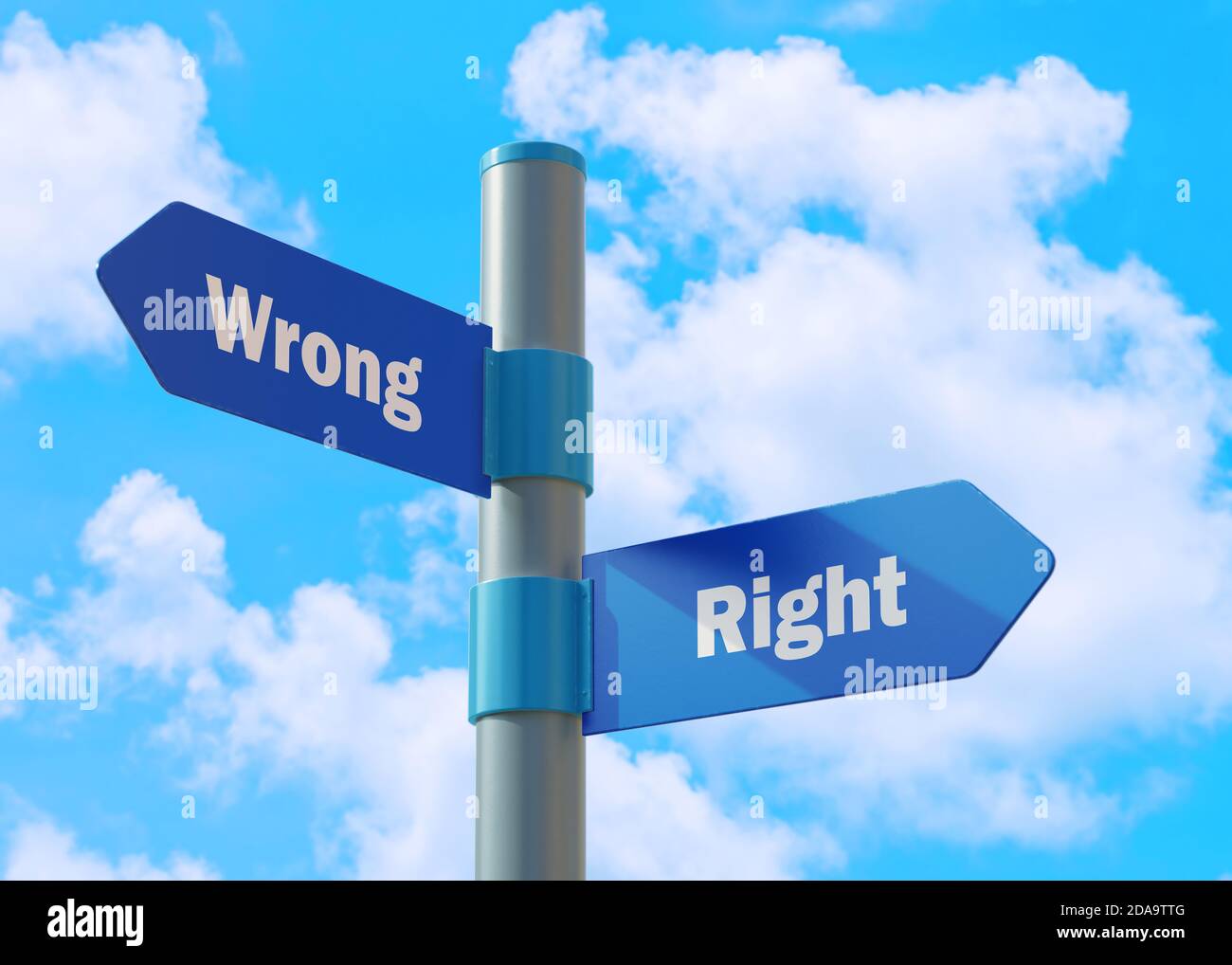 Right versus wrong hi-res stock photography and images - Alamy