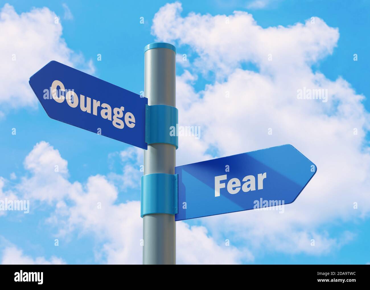 Street sign way motivation versus hi-res stock photography and images ...