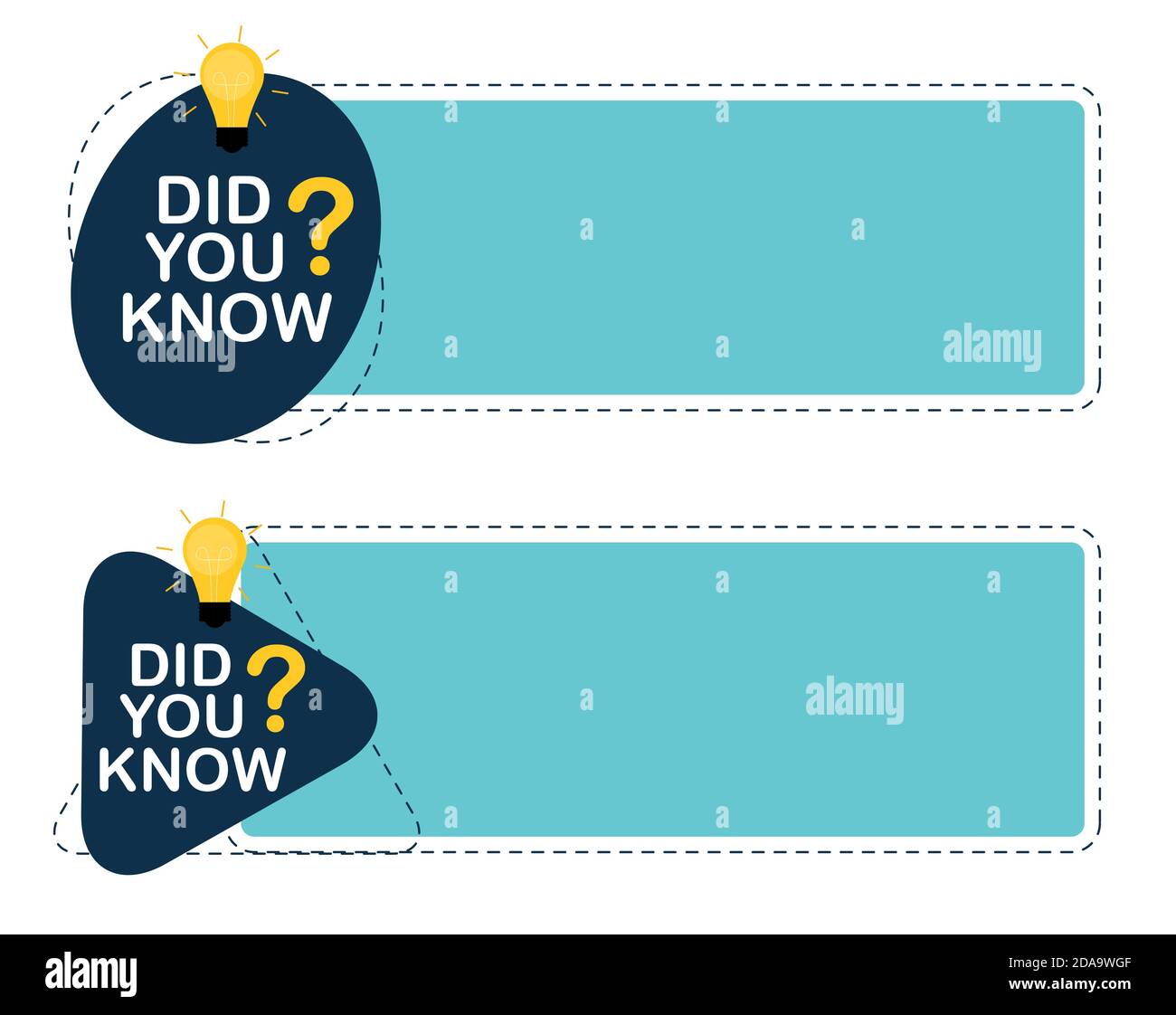 Did you know interesting fact label sticker. Illustration Stock Photo ...
