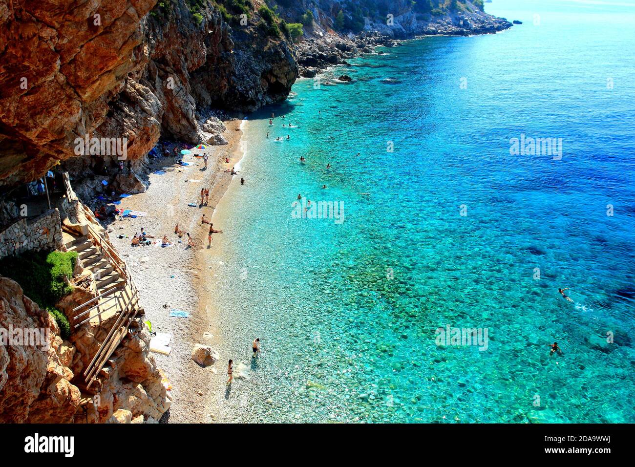 Aerial view pasjaca beach hi-res stock photography and images - Alamy