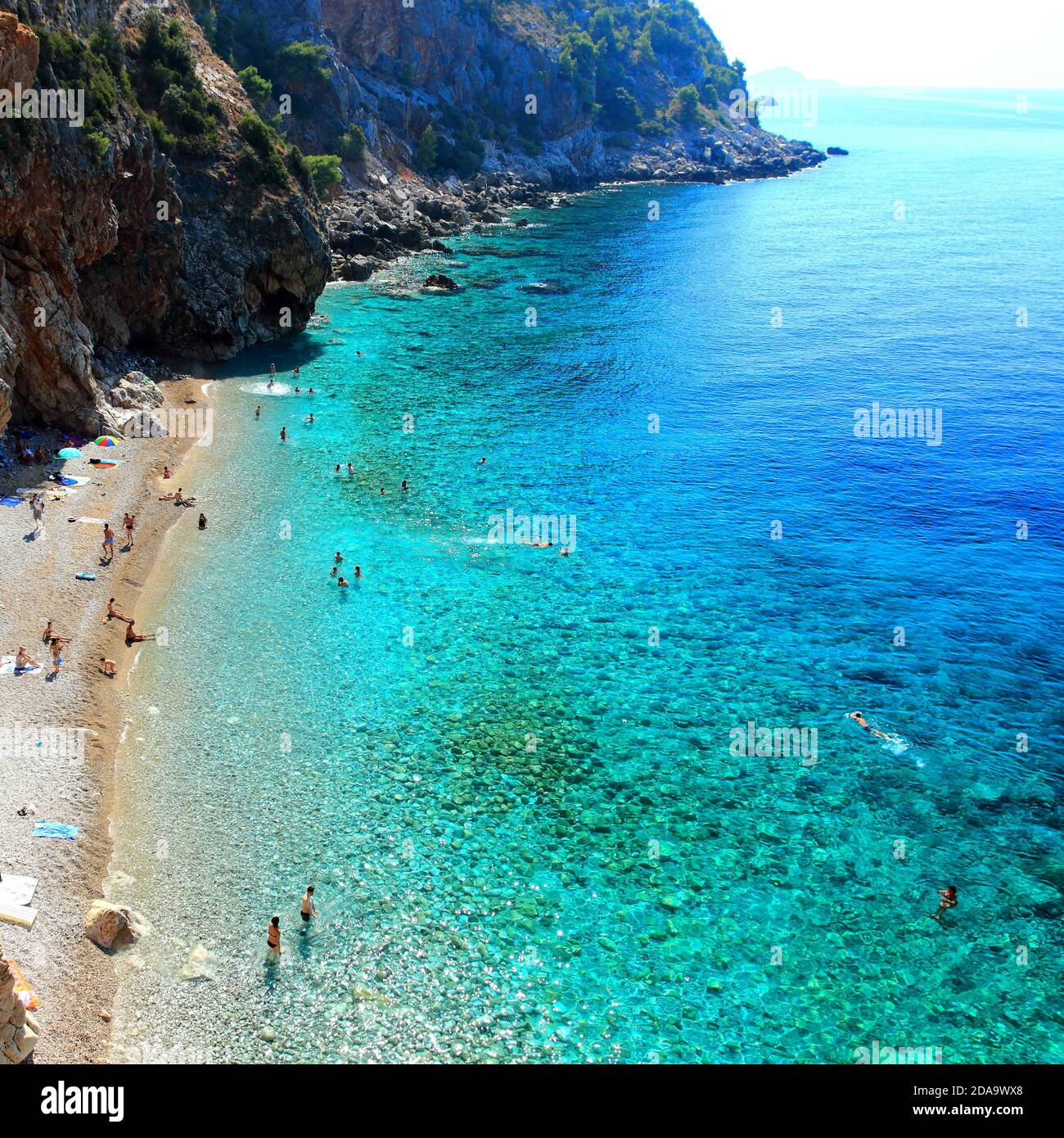 Aerial view pasjaca beach hi-res stock photography and images - Alamy