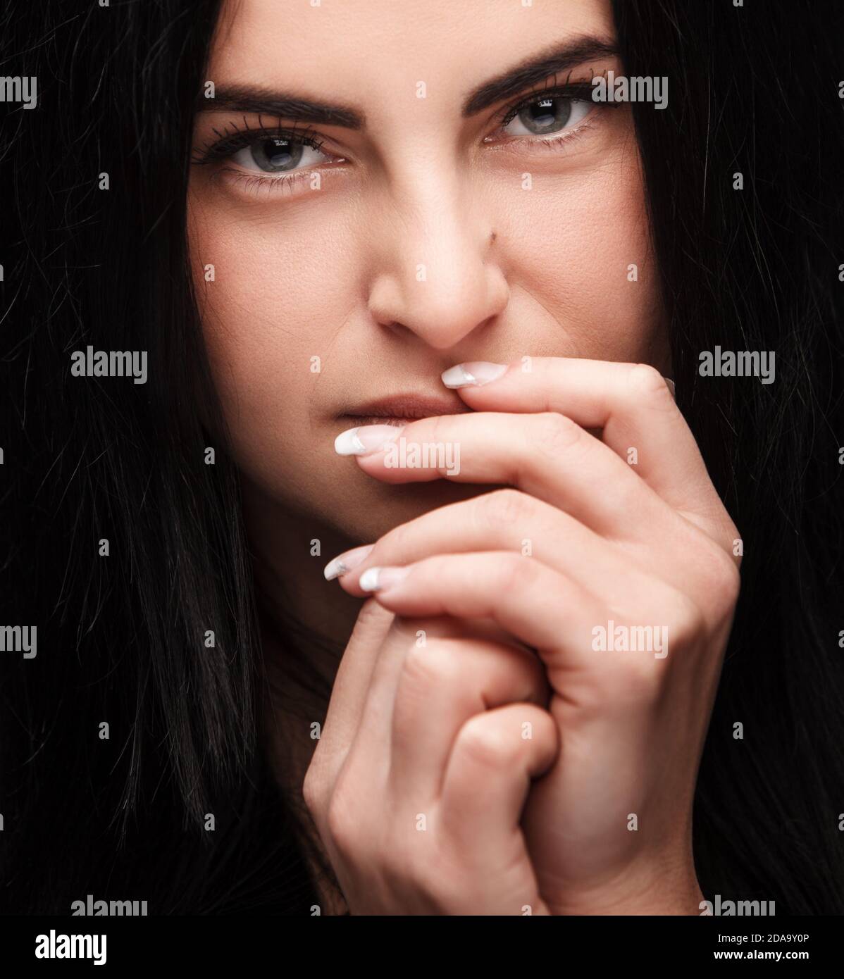 Thoughtfully consider hi-res stock photography and images - Alamy