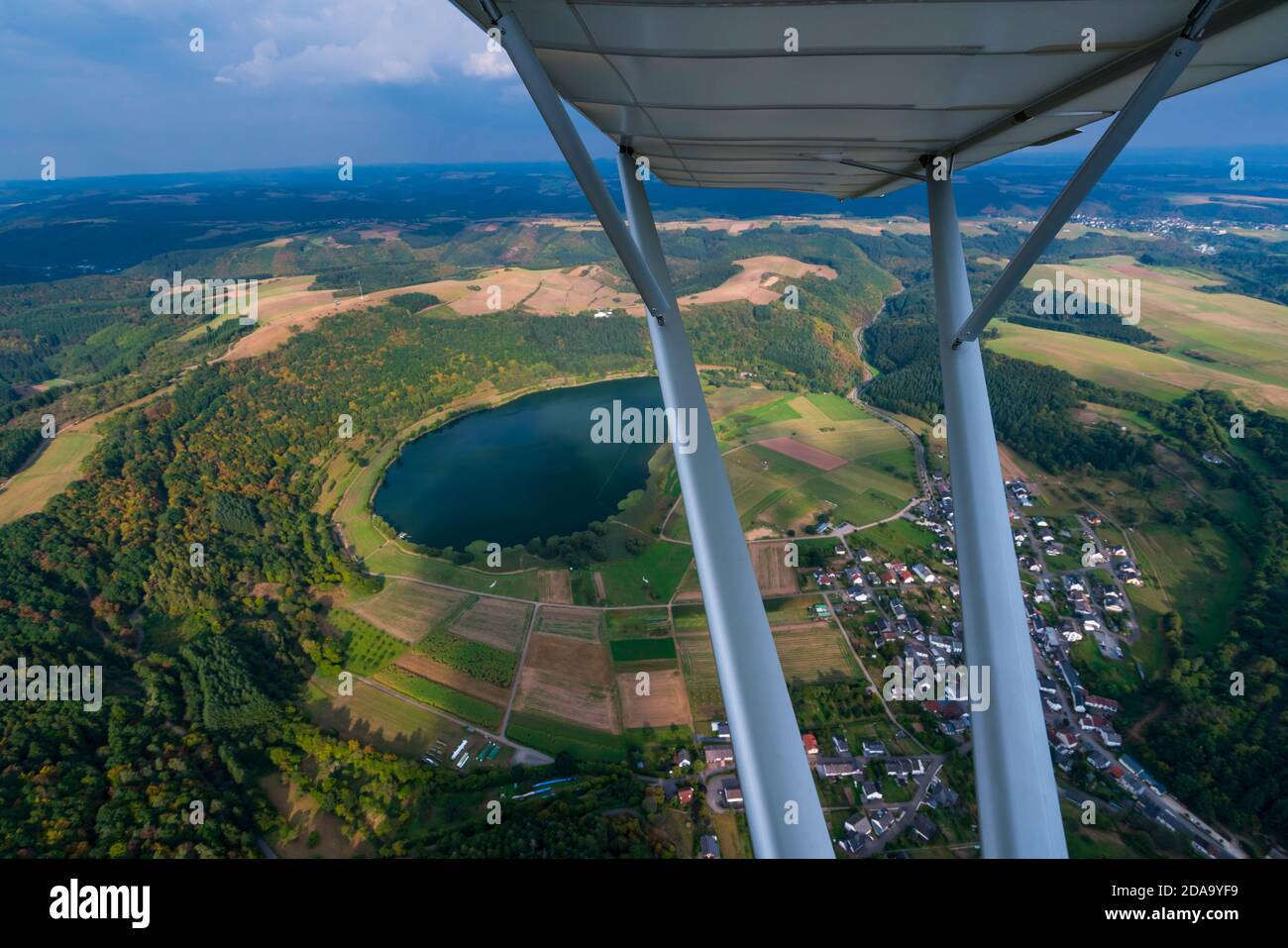 Volcanic Lake, Maar, Vulkaneifel Nature Park and Geopark, Western Eifel ...