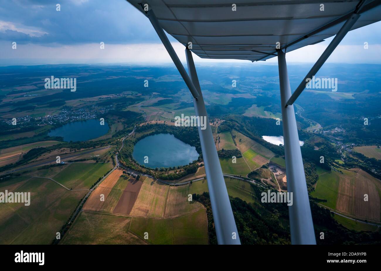 Volcanic Lake, Maar, Vulkaneifel Nature Park and Geopark, Western Eifel ...