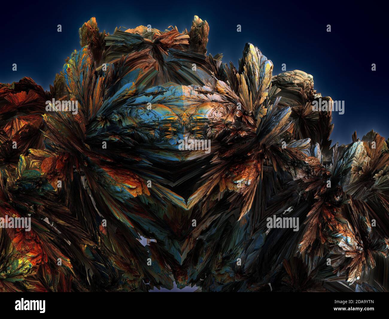 3D rendering of a portrait of a gaming character bug guardian face ...