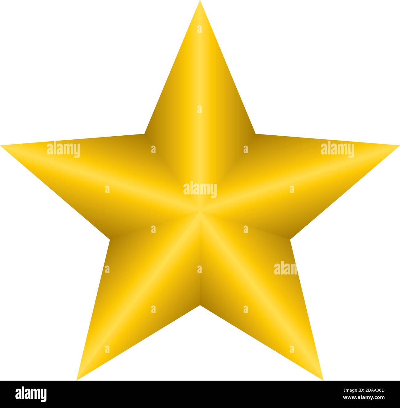 Illustration isolated on white background of a yellow star Stock Vector ...