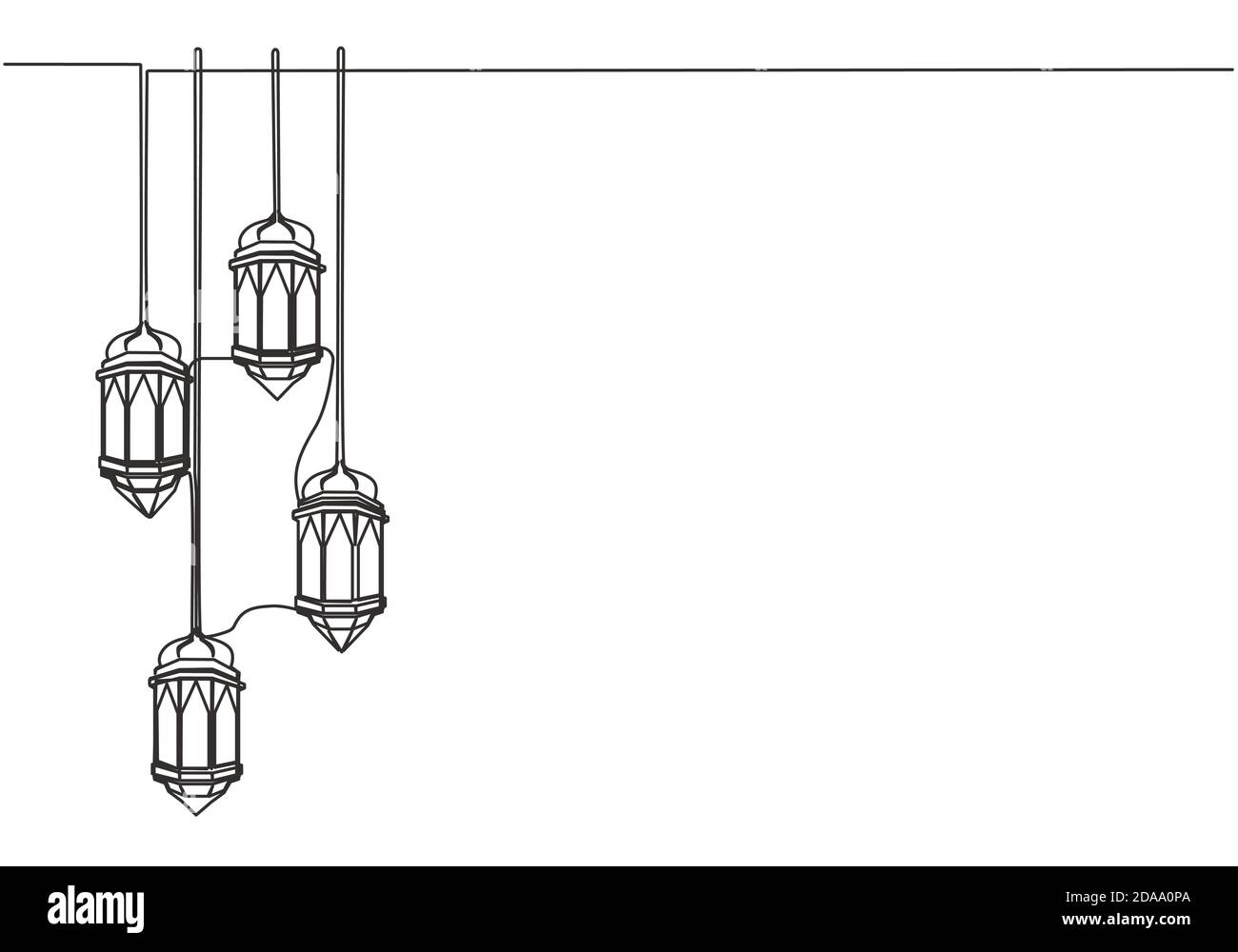Lines of lamps Stock Vector Images - Alamy
