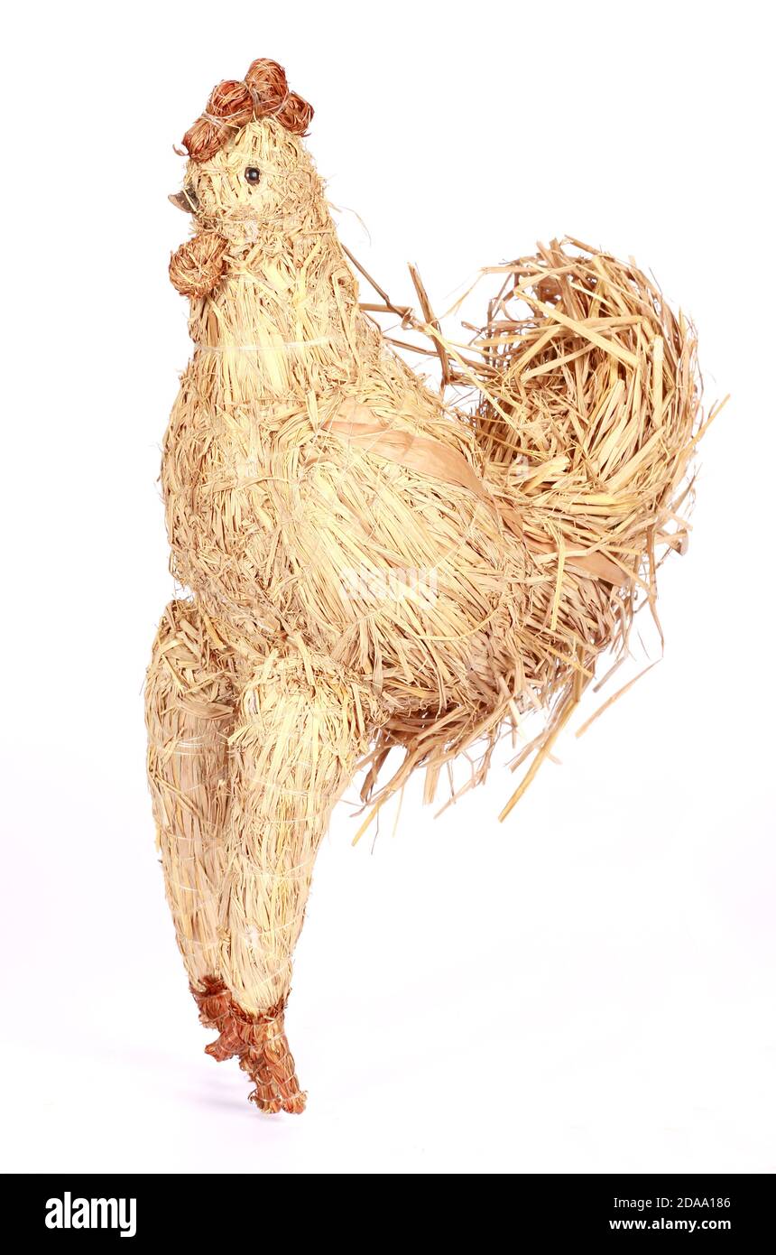 Closeup shot of an Easter rooster isolated on a white background Stock ...