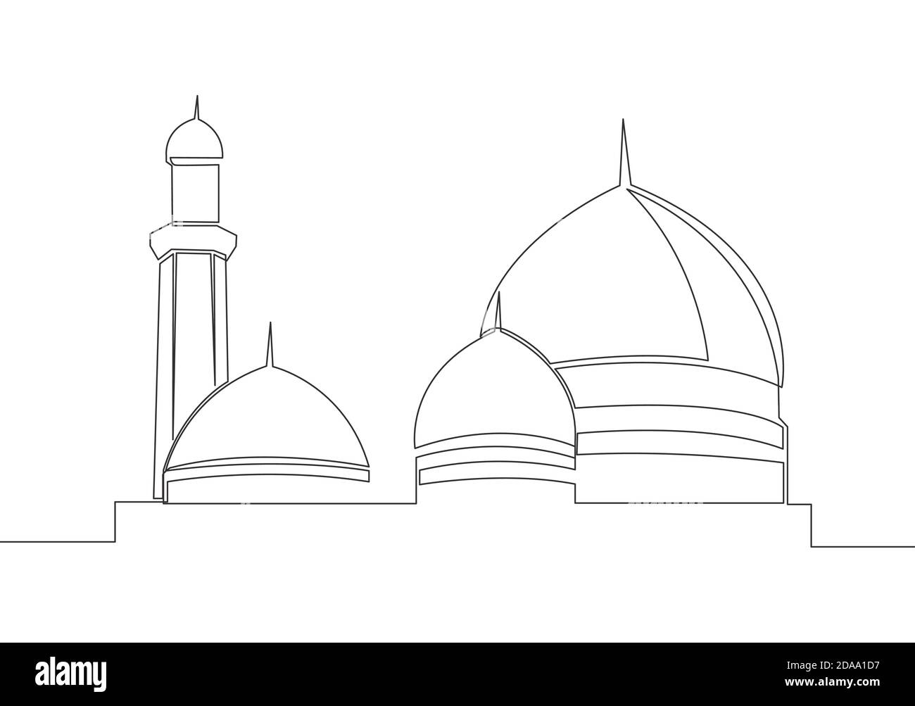 Mosque Dome Drawing