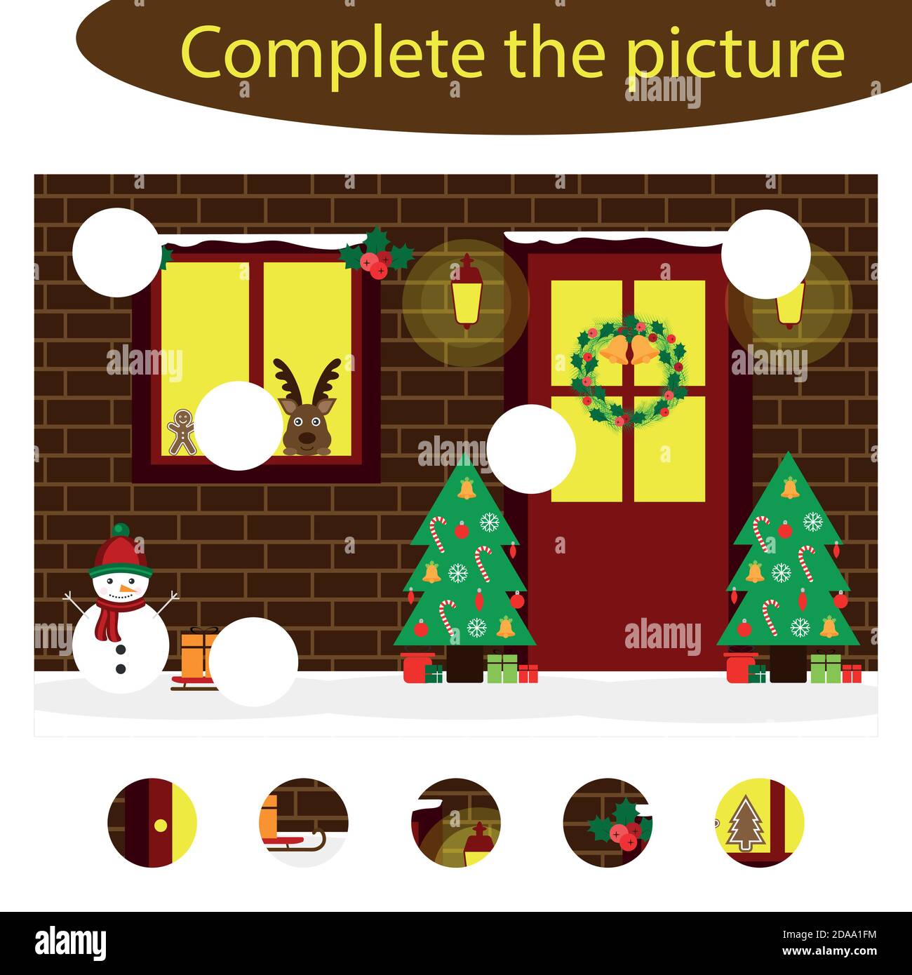 Puzzle missing parts Stock Vector Images - Alamy